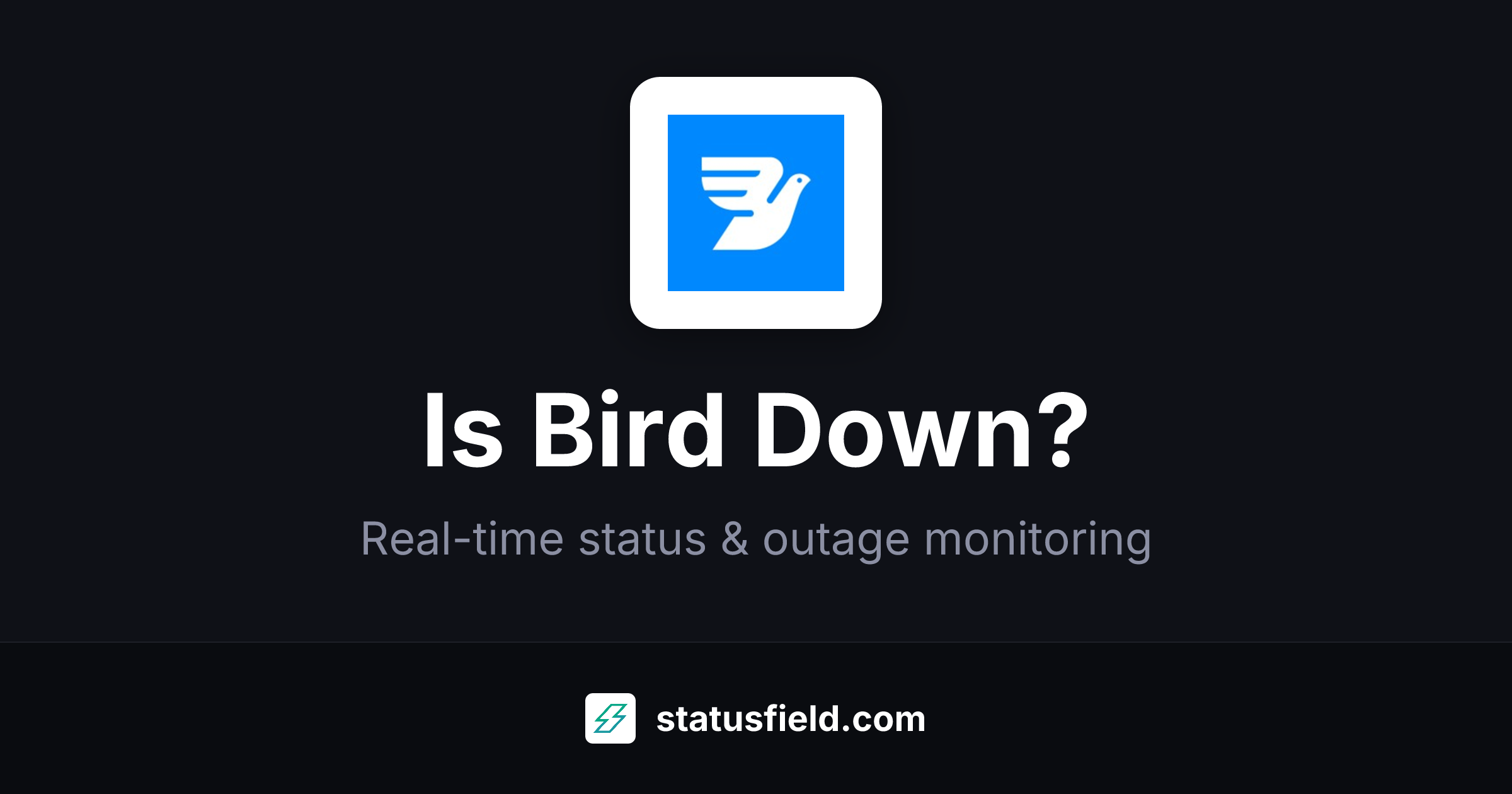 Bird Messaging - API Status — Live Health & Uptime