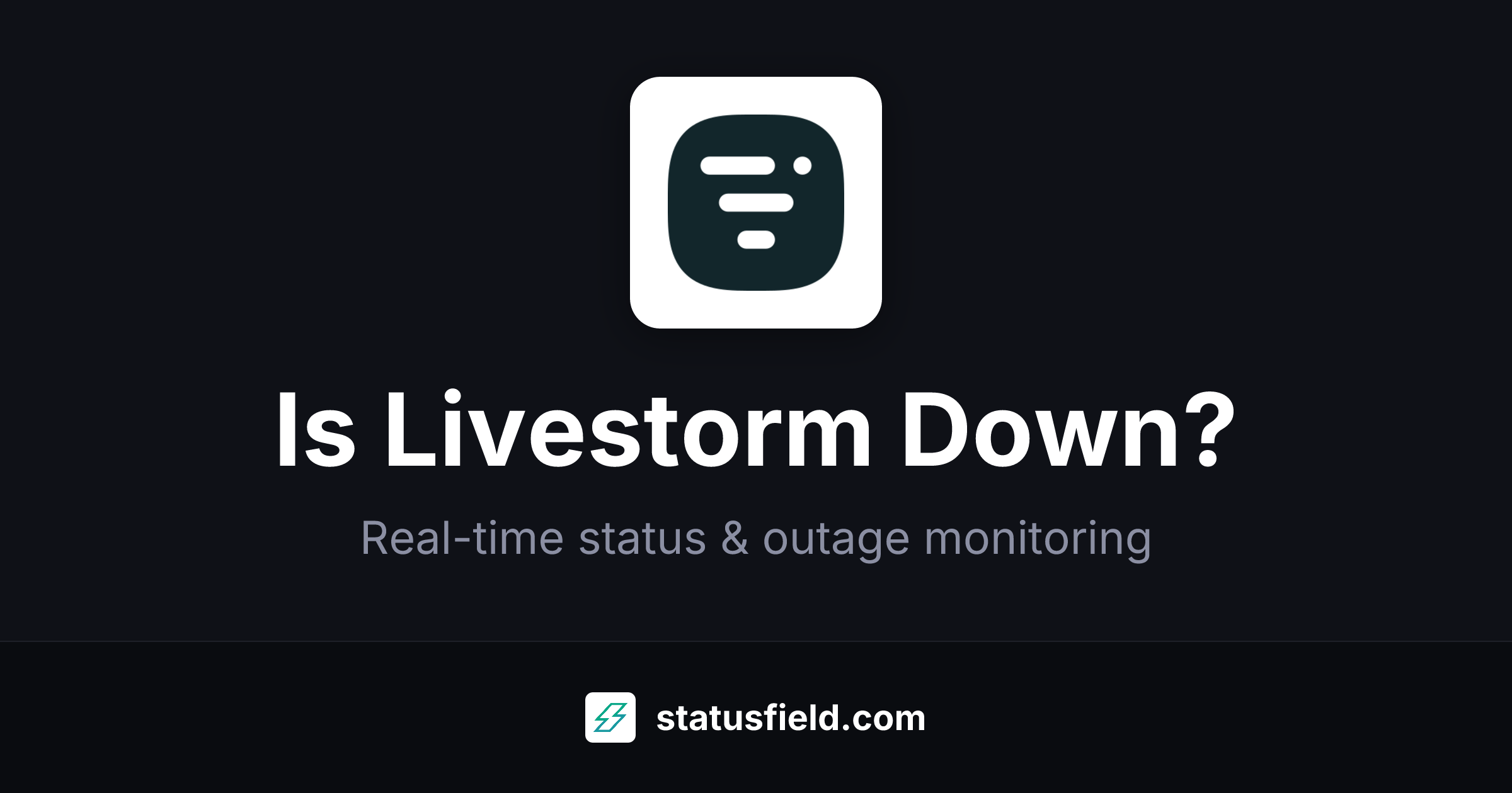 Livestorm Livestorm app Status — Live Health & Uptime