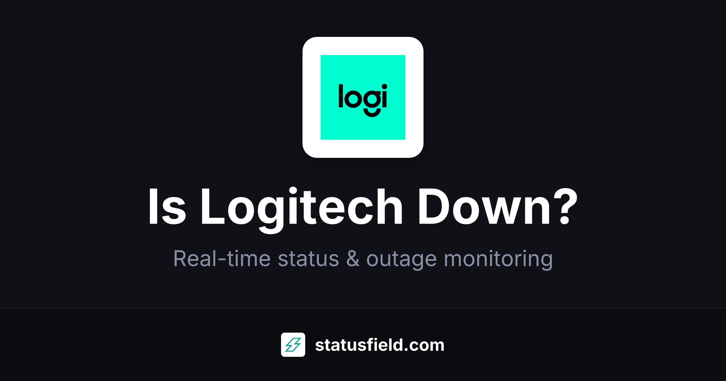 Logitech Logitech GHUB Status — Live Health & Uptime
