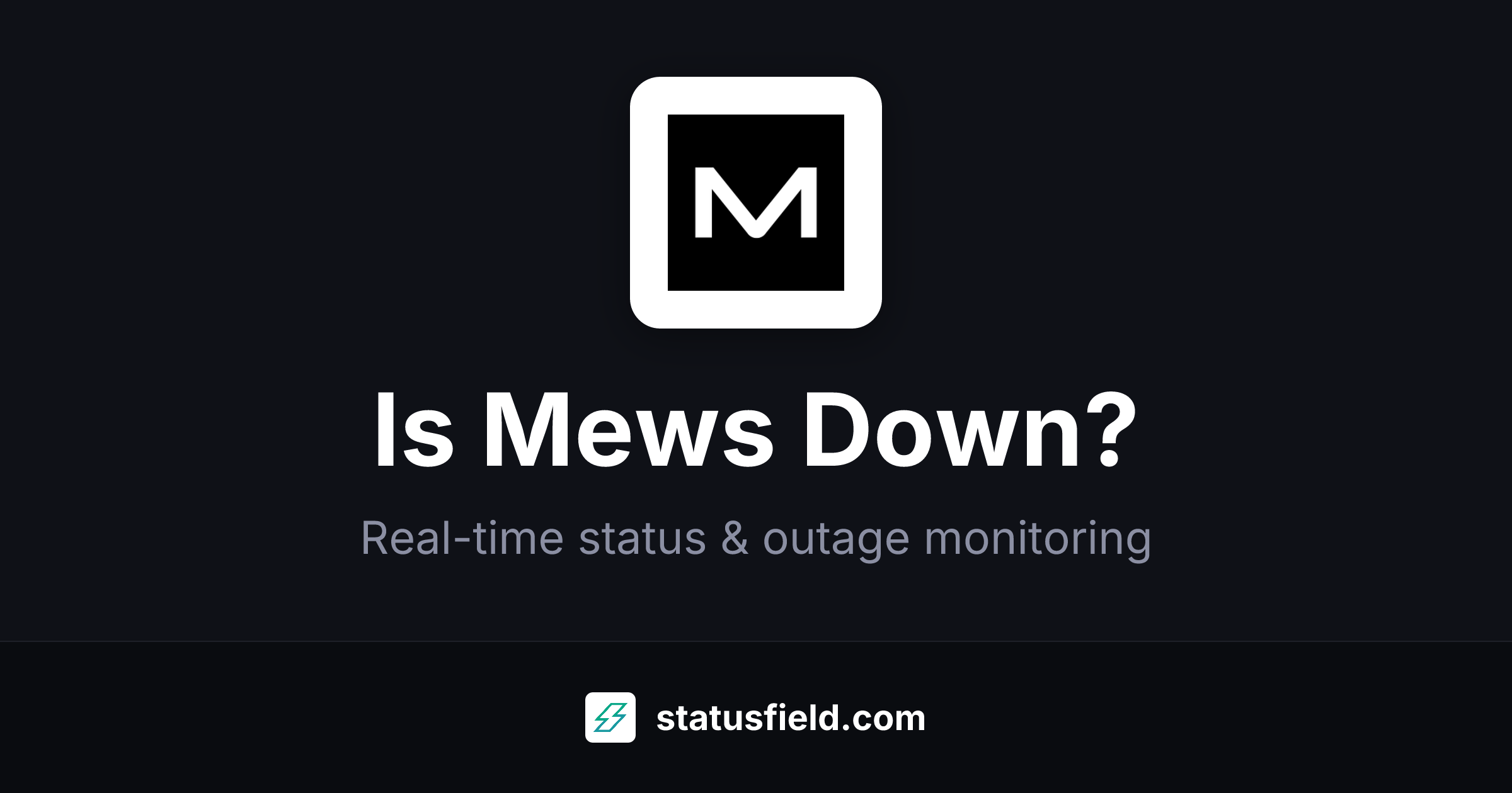 Mews Mews Open API Status — Live Health & Uptime