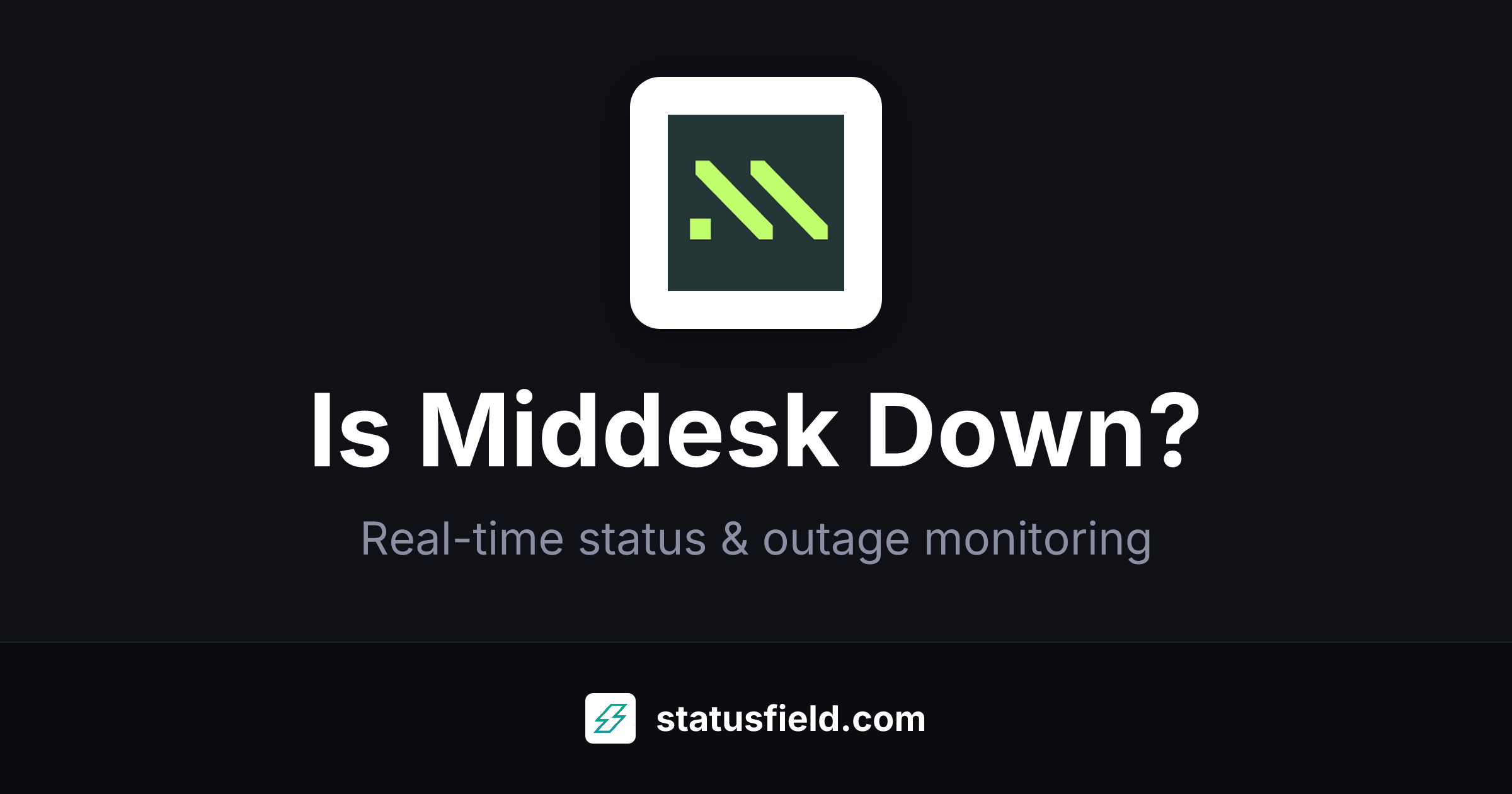 Middesk Dashboard Status — Live Health & Uptime