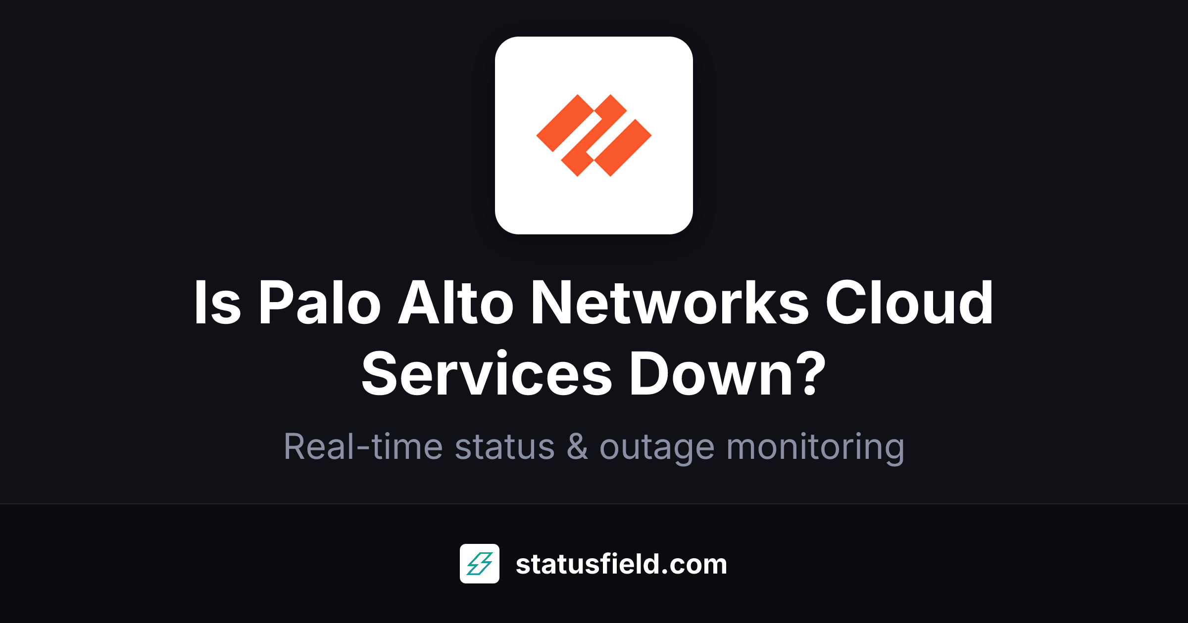 Palo Alto Networks Cloud Services Status | Statusfield