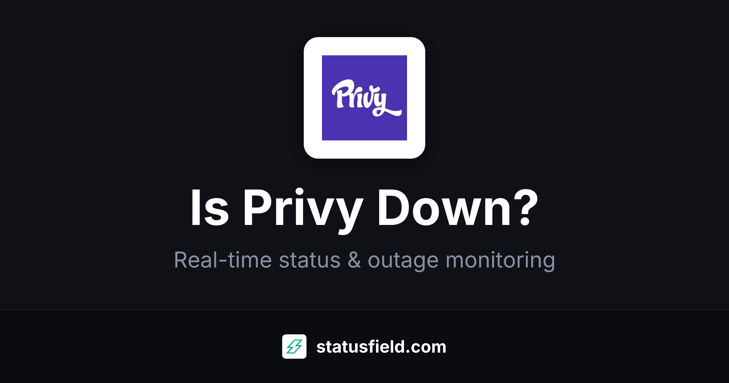 Privy Dashboard Status — Live Health & Uptime