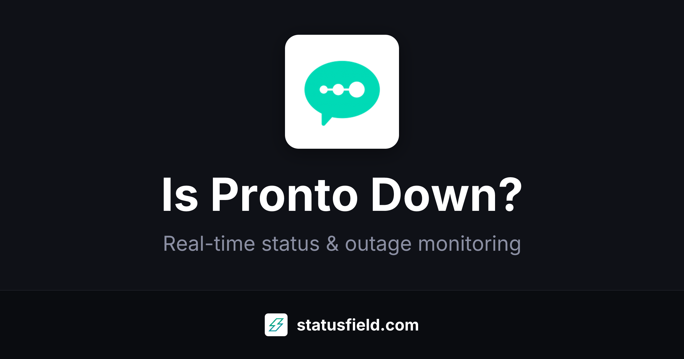 Is Pronto Down? Check Live Status & Outage History
