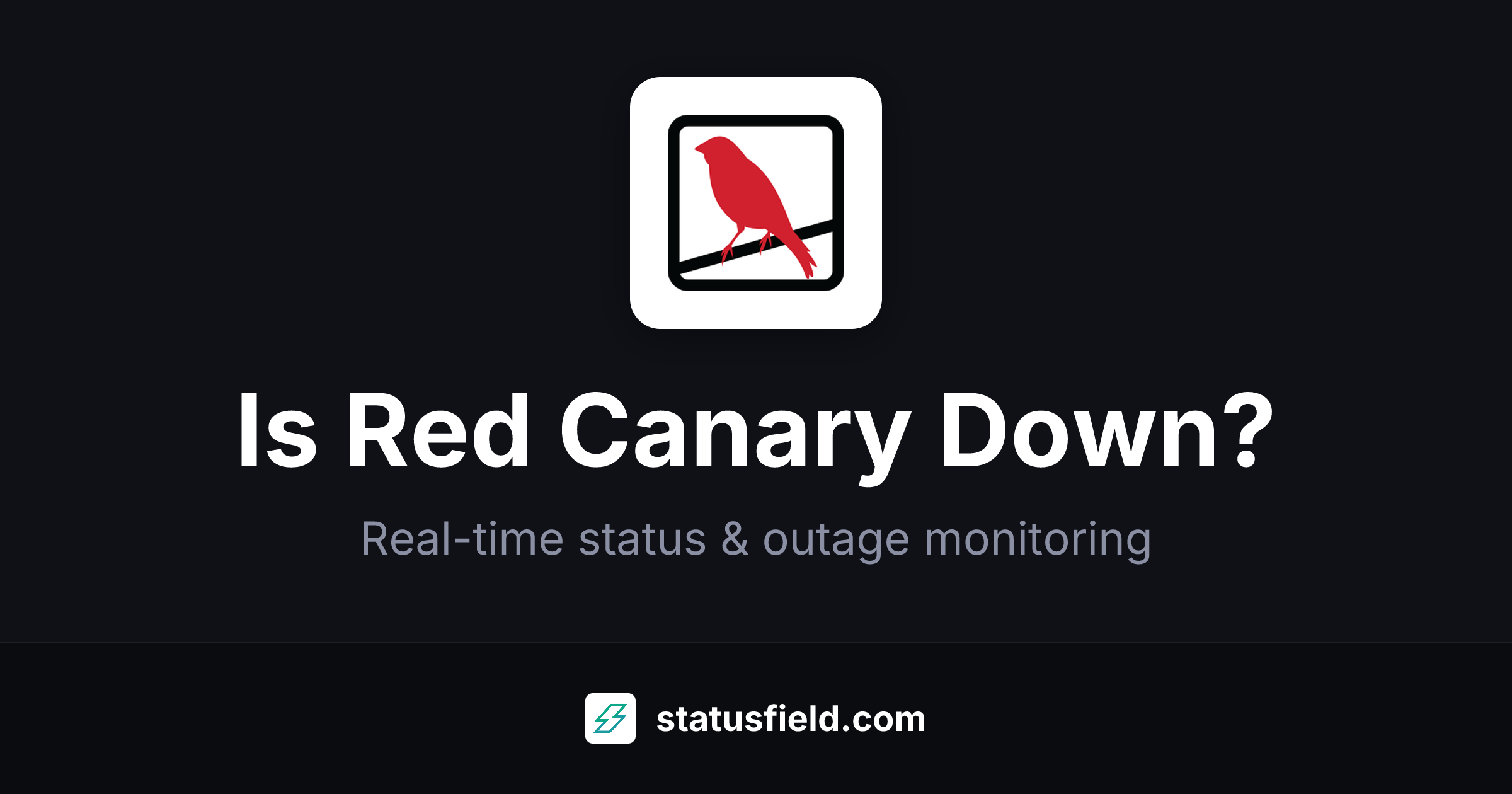 Red Canary Endpoint Telemetry Ingestion Status — Live Health & Uptime