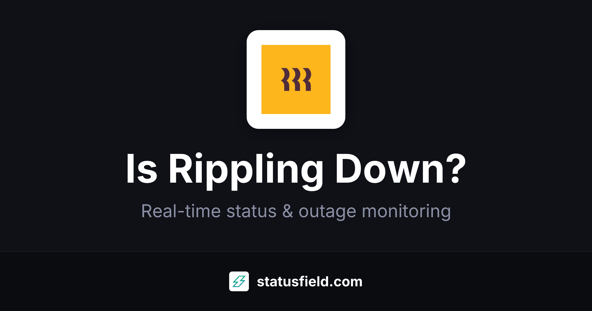 Rippling Rippling App Status — Live Health & Uptime