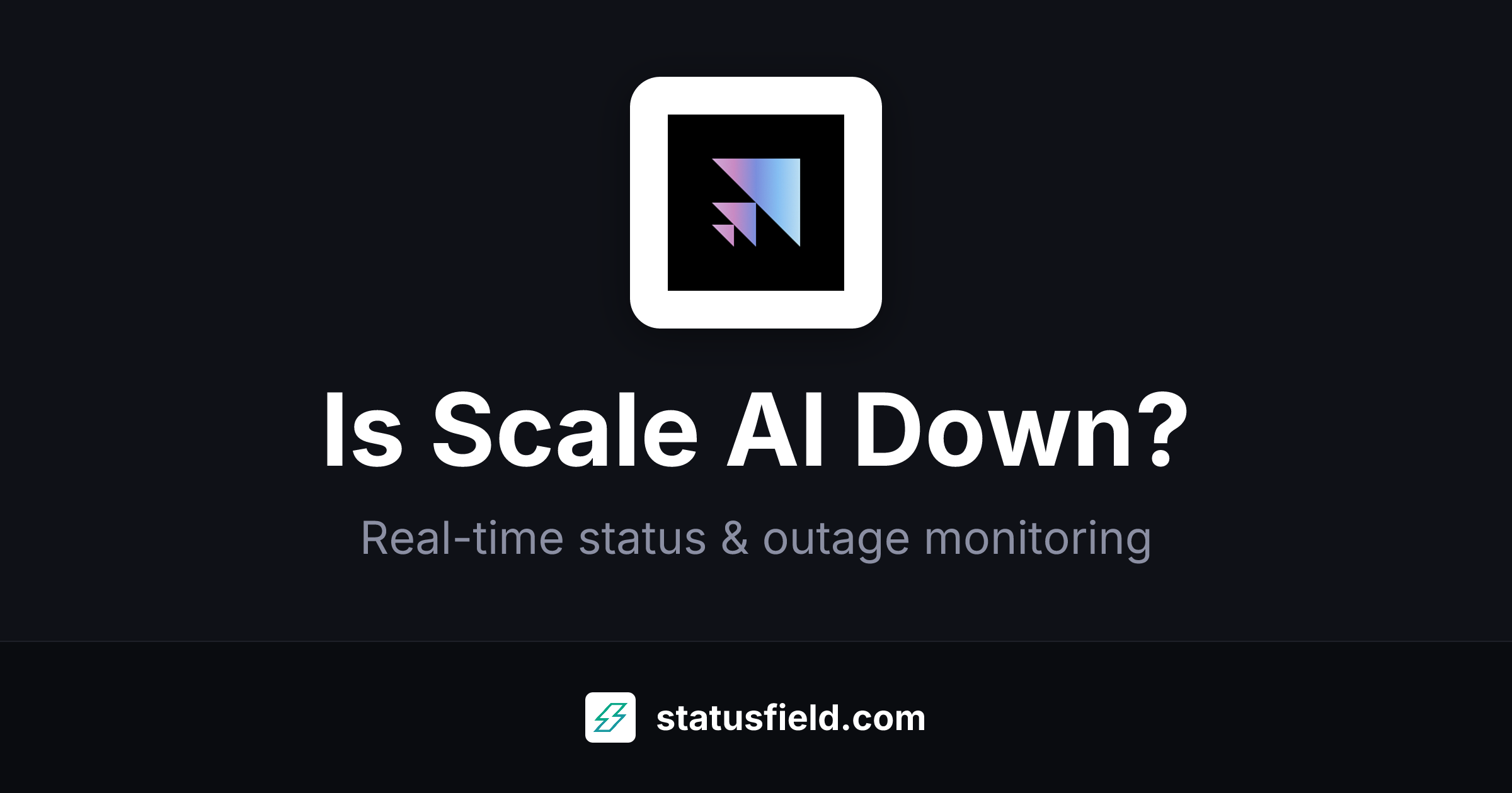 Scale AI Platform Status — Live Health & Uptime
