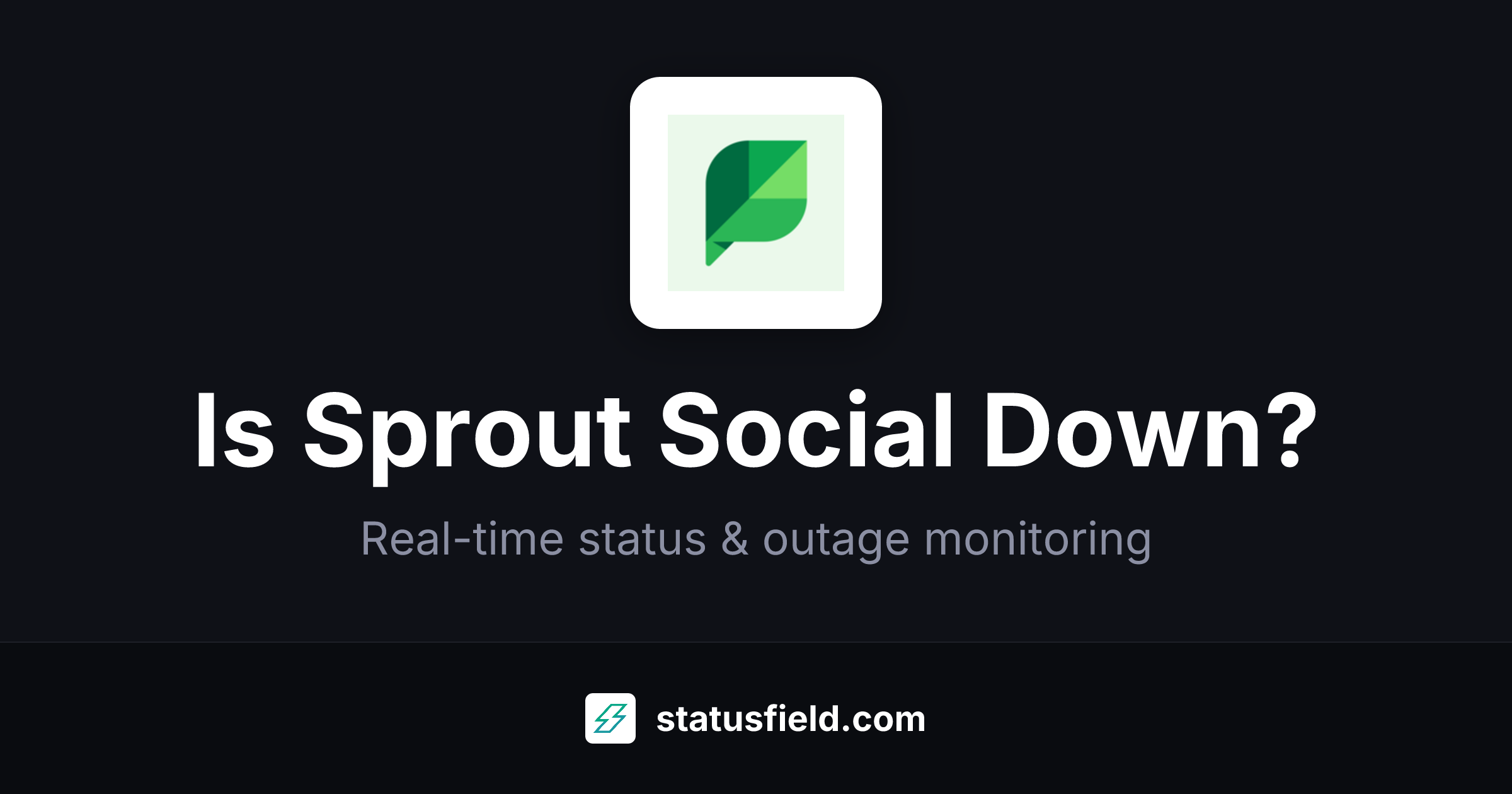Is Sprout Social Down? Yes — Live Outage Updates & Status