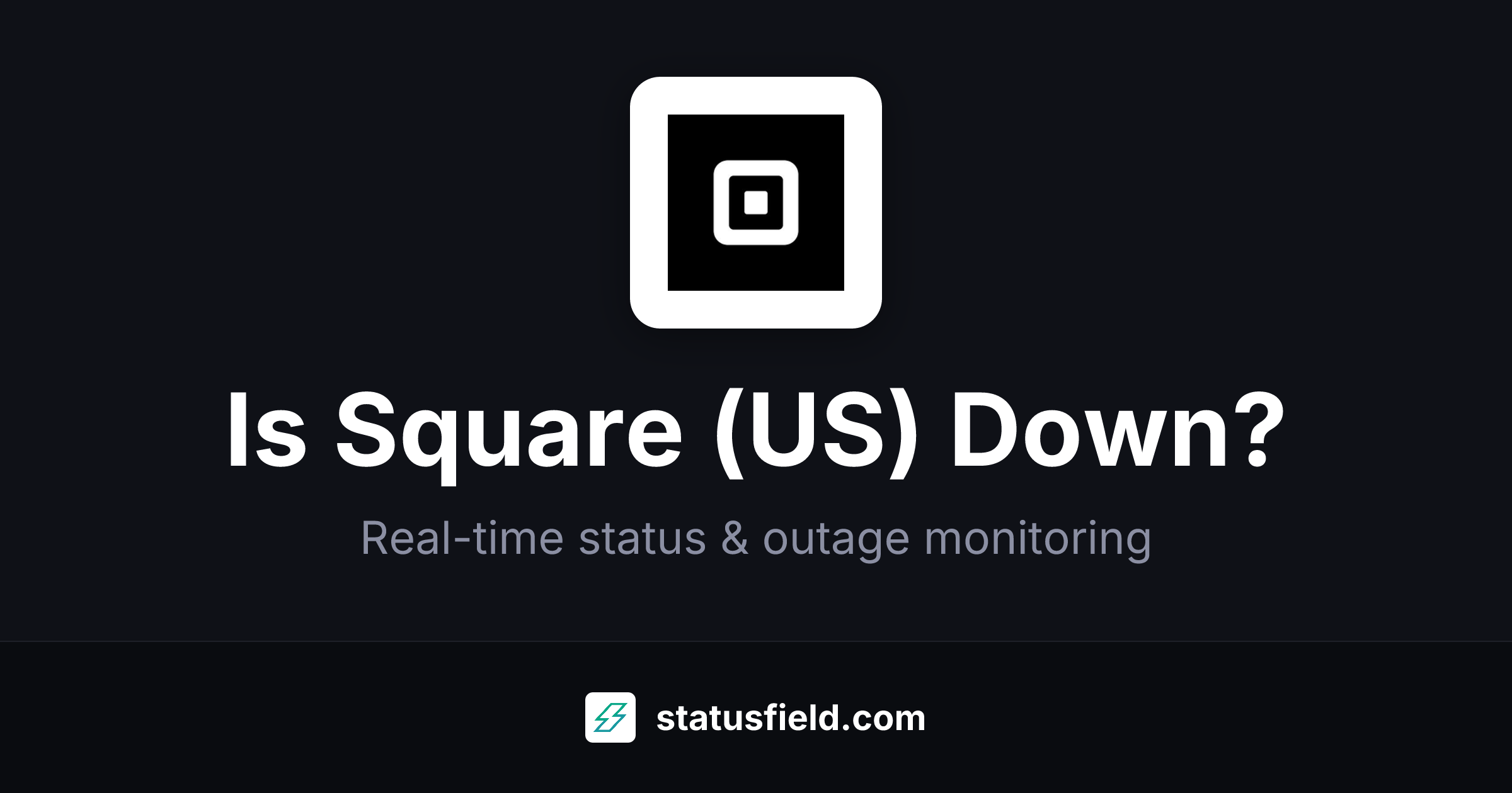 Square (US) Dashboard Status — Live Health & Uptime