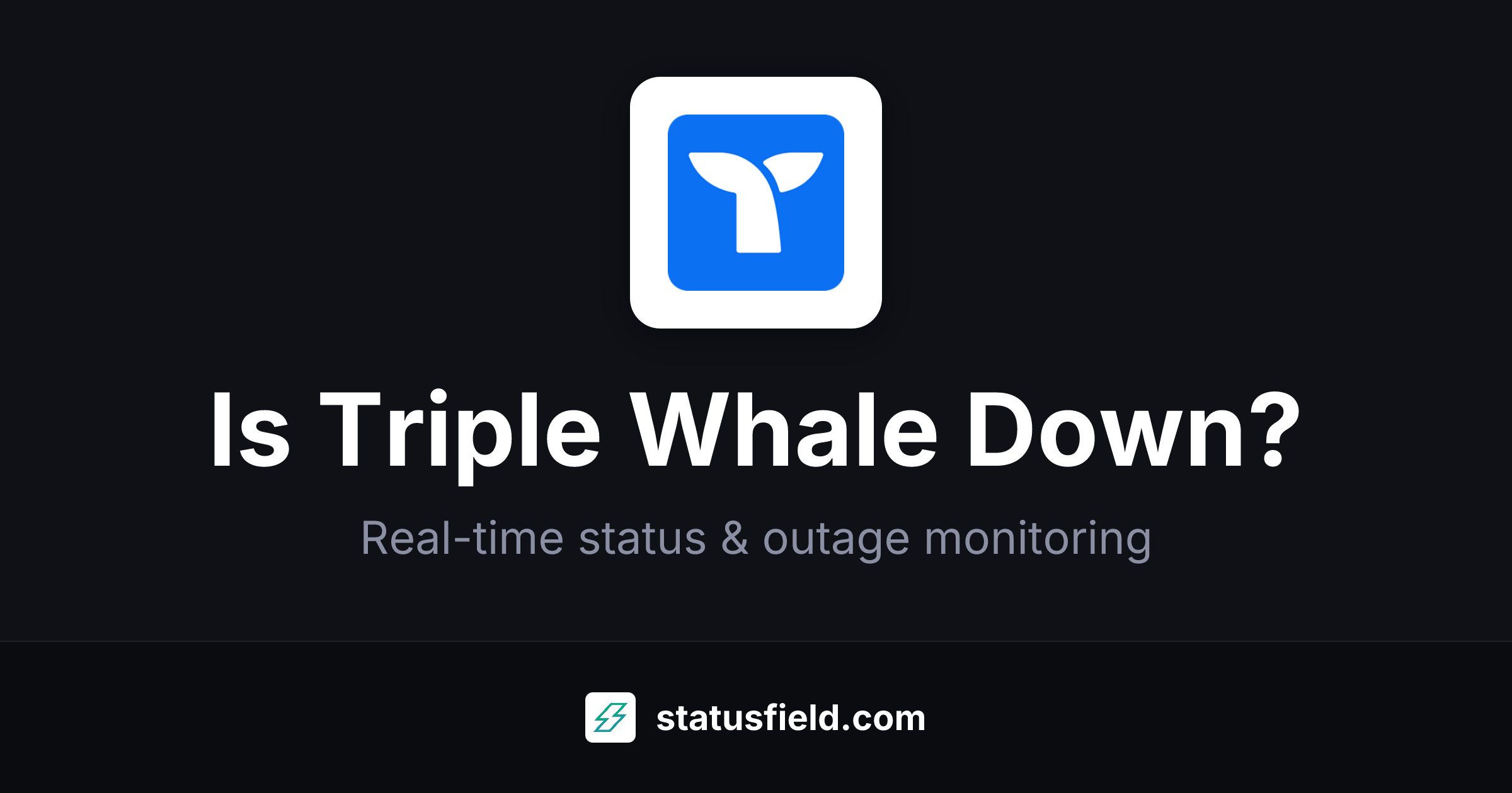 Is Triple Whale Down? Check Live Status & Outage History